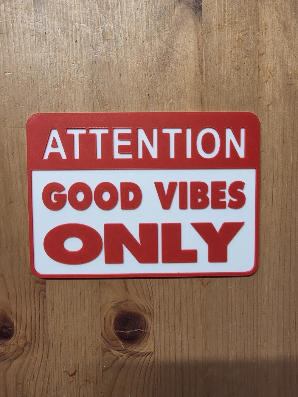 注意 仅限好氛围 来自 Morganja MakerWorld：免费下载 3D 模型