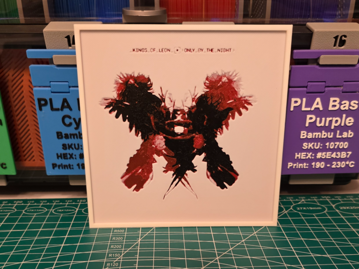 Kings Of Leon "Only by the Night" 专辑 - Hueforge 来自 Lumpy3D MakerWorld：免费下载 3D 模型