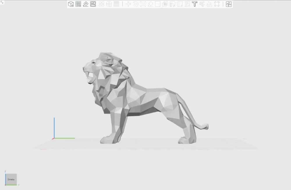 低多边形狮子 – 风格化3D模型 来自 William Lins MakerWorld：免费下载 3D 模型