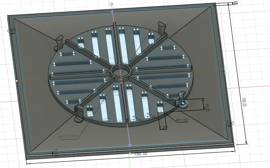 带缝隙过滤的锥形排水盖 来自 JAriG MakerWorld：免费下载 3D 模型