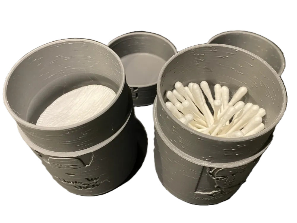 用于棉签或化妆棉的化妆品盒 来自 Danny MakerWorld：免费下载 3D 模型