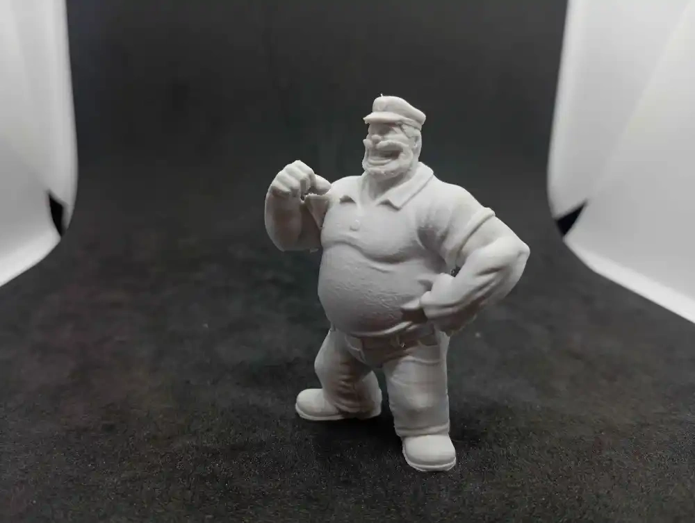 适合儿童的布鲁托大力水手卜派启发人物雕像 来自 DreamMesh MakerWorld：免费下载 3D 模型