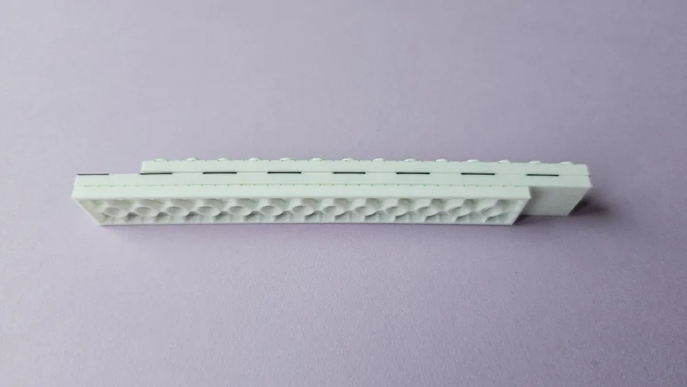 可折叠凸点尺，用于测量积木块 来自 ZiMADE MakerWorld：免费下载 3D 模型