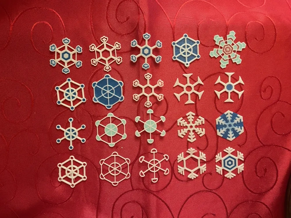 雪人弗罗斯特的雪花 来自 RetroMaker MakerWorld：免费下载 3D 模型