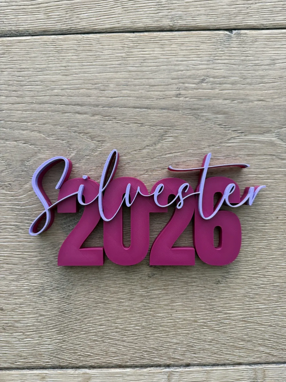 00130 2026 新年字样 来自 deko.was.sonst MakerWorld：免费下载 3D 模型