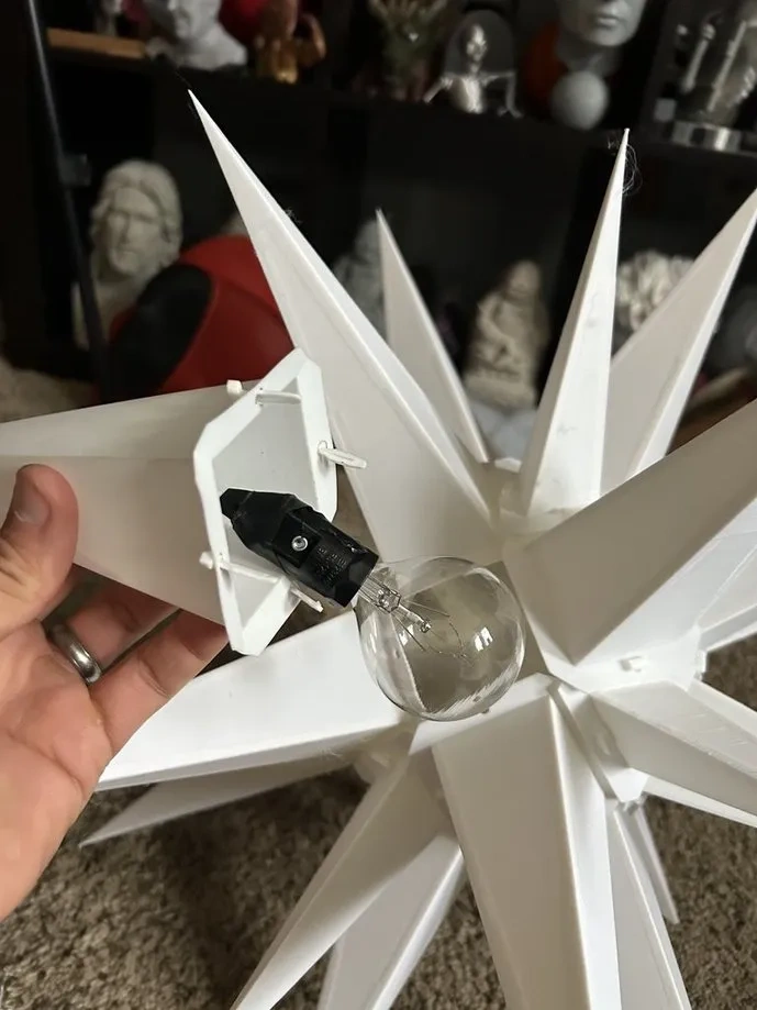 摩拉维亚星, 3个部件, 圣诞星形装饰品 来自 Timberlake Creations MakerWorld：免费下载 3D 模型