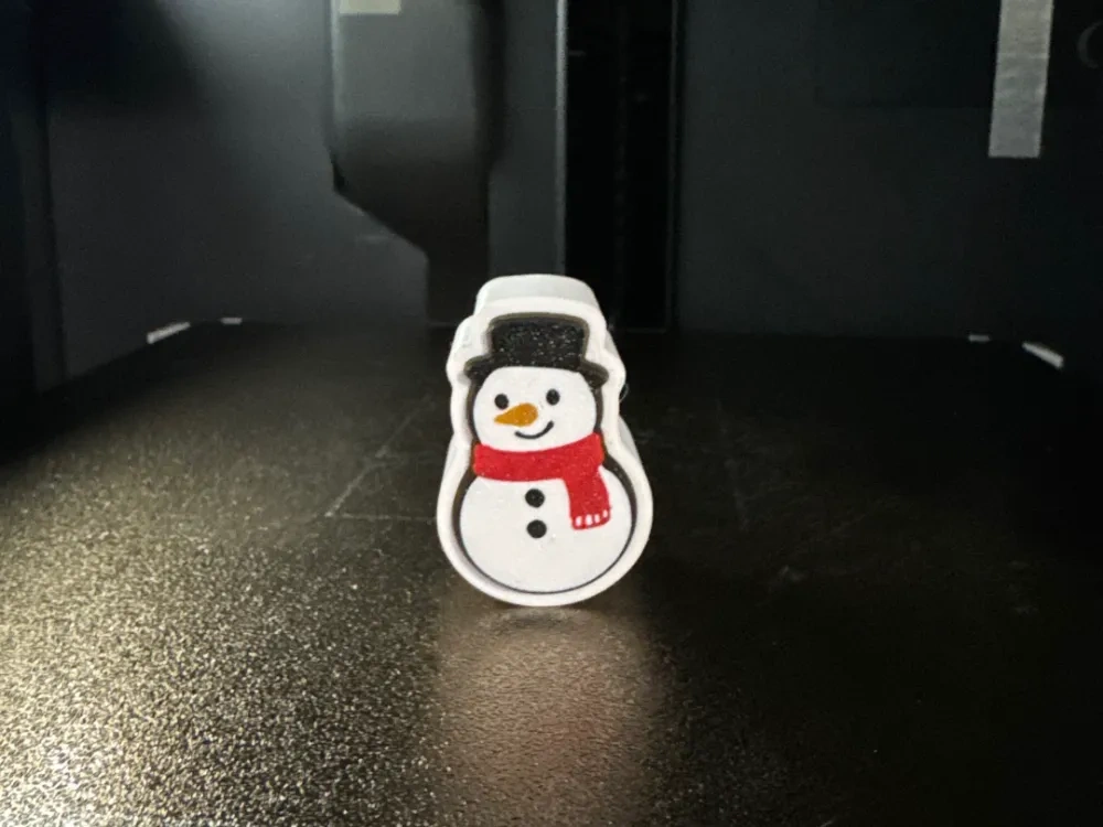 雪人解压点击器 来自 Jared MakerWorld：免费下载 3D 模型