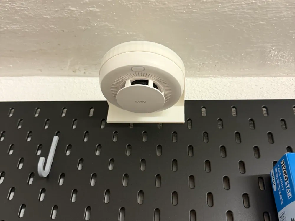 Aqara 烟雾探测器 Skadis 支架 来自 Ansch2603 MakerWorld：免费下载 3D 模型