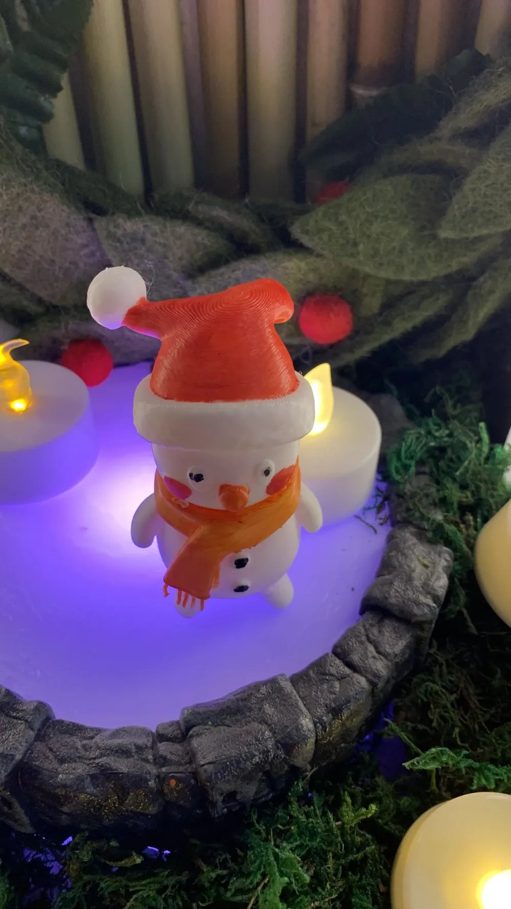 圣诞雪人 1 来自 Draconis MakerWorld：免费下载 3D 模型