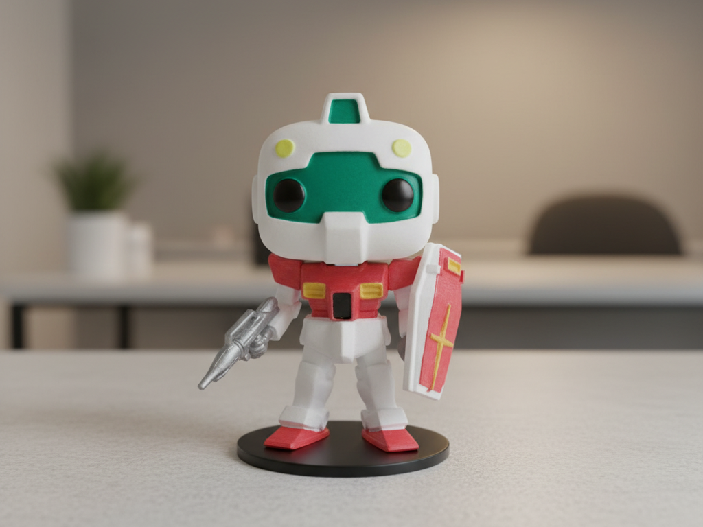 高达 - Funko Pop 造型 来自 LAB Creations MakerWorld：免费下载 3D 模型