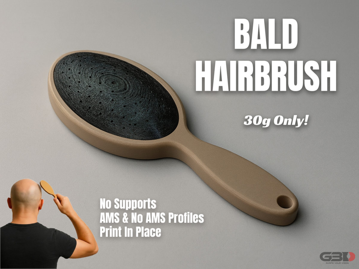 秃头梳 来自 G3D Printlab MakerWorld：免费下载 3D 模型