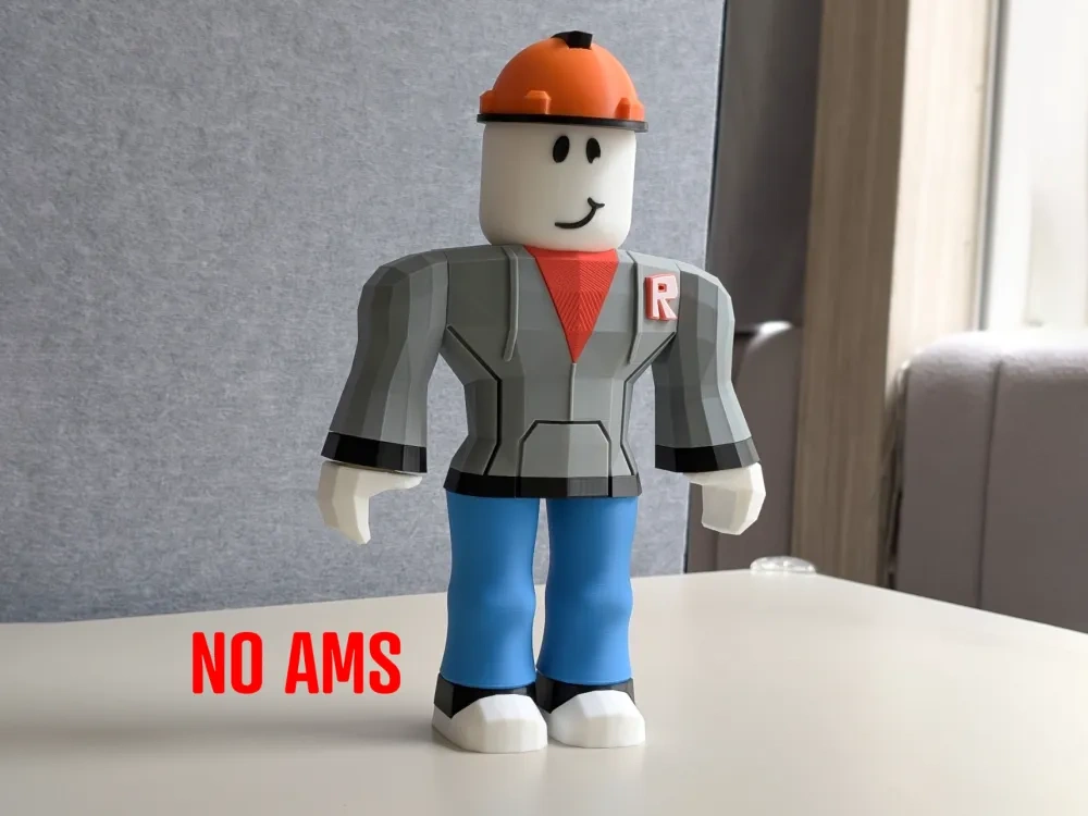 ROBLOX BUILDERMAN - 无需 AMS 来自 Mini Maker Lab MakerWorld：免费下载 3D 模型
