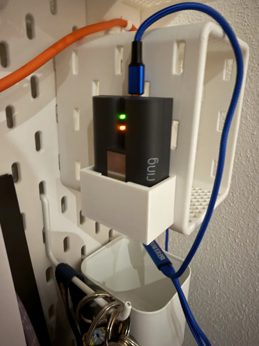 RING 电池支架，适用于宜家 SKÅDIS 来自 Derivator MakerWorld：免费下载 3D 模型