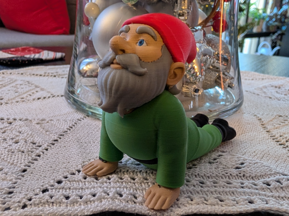 瑜伽小矮人 上犬式 来自 MFDesigns3D MakerWorld：免费下载 3D 模型