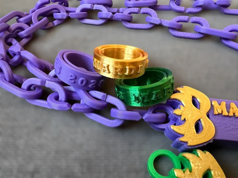 狂欢节旋转解压戒指 来自 Ada & K 3DA MakerWorld：免费下载 3D 模型