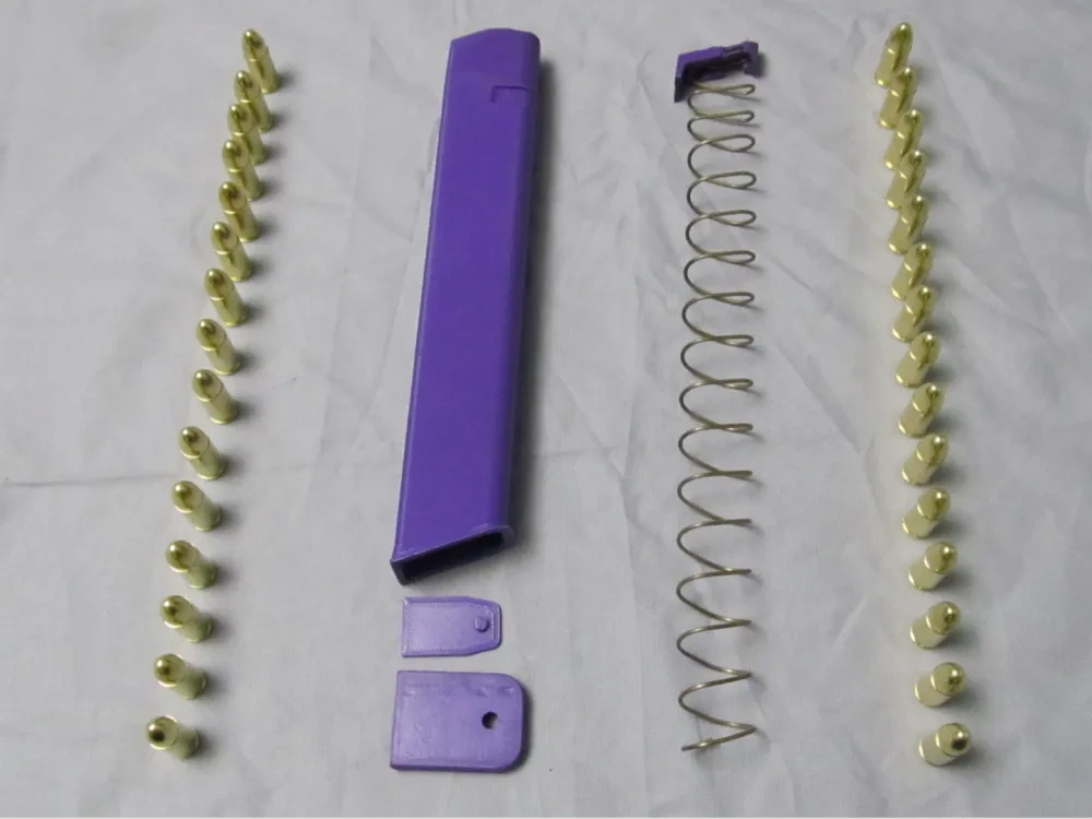 Glock 加长30发弹匣 来自 AnOnCH MakerWorld：免费下载 3D 模型