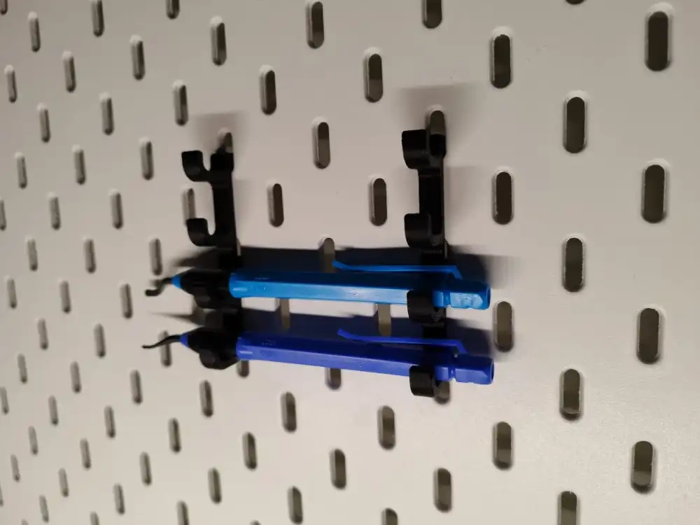 参数化宜家 SKÅDIS 挂钩系统 来自 random_dutchman MakerWorld：免费下载 3D 模型