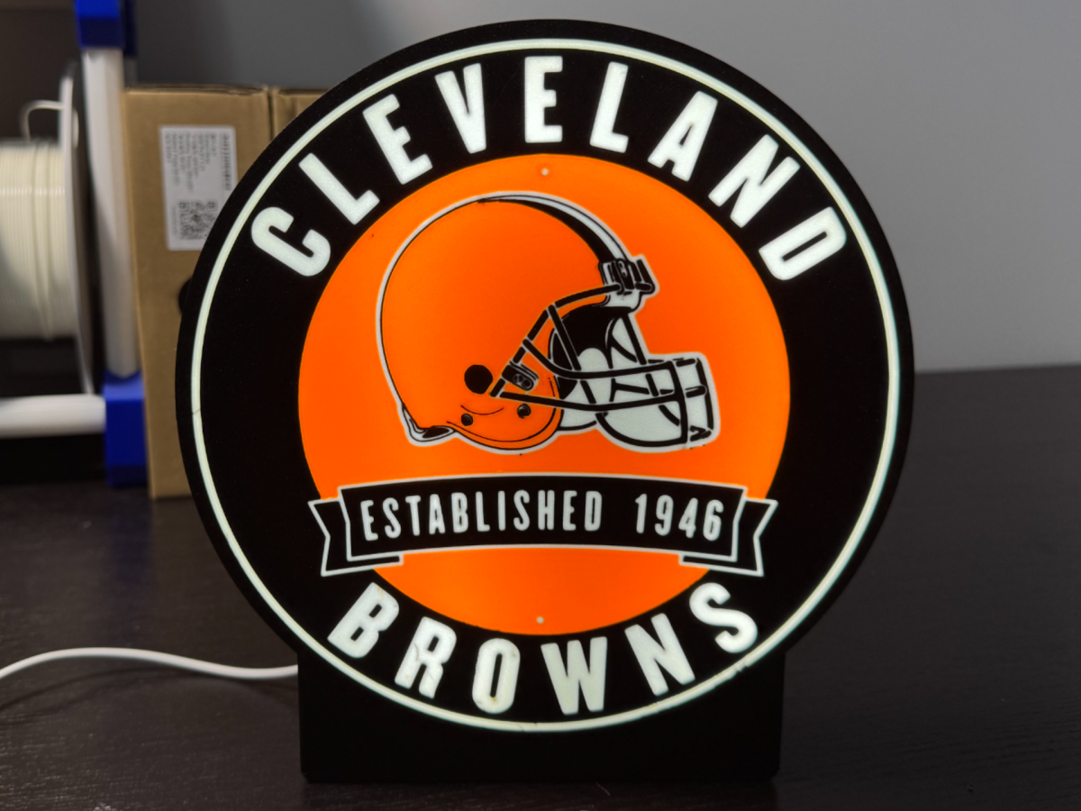 Cleveland Browns Lightbox - 免费 3D 打印模型 - MakerWorld