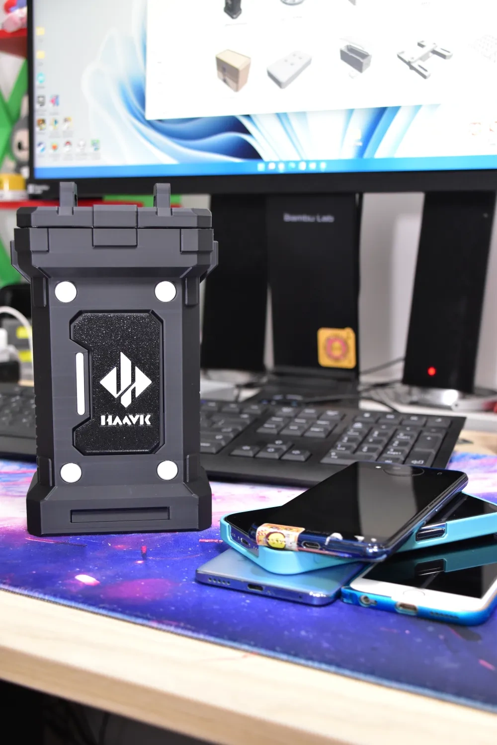 三角洲行动-燃料电池造型旧手机收纳盒 - 免费 3D 打印模型 - MakerWorld