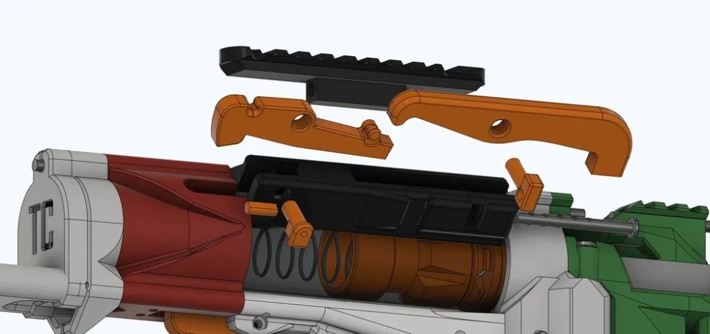 连发套件 (Talon Claw U Bullpup) - 免费 3D 打印模型 - MakerWorld