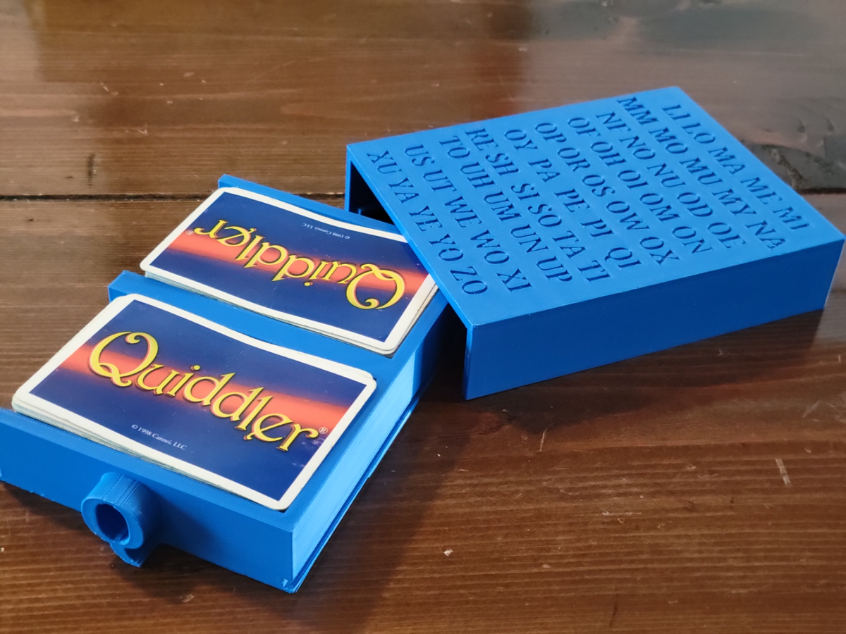 Quiddler 盒子 - 免费 3D 打印模型 - MakerWorld