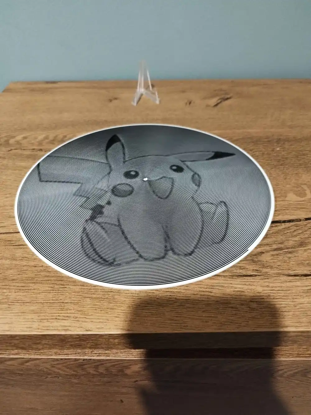 皮卡丘 黑胶效果 – 单线螺旋艺术 - 免费 3D 打印模型 - MakerWorld