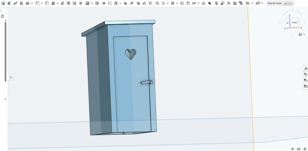 户外厕所 WC HO 1:87 比例 - 免费 3D 打印模型 - MakerWorld