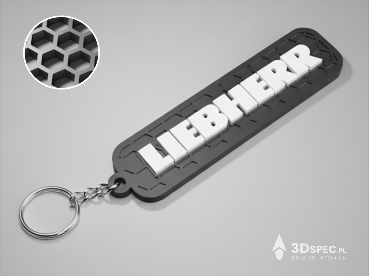 利勃海尔标志钥匙链 - 免费 3D 打印模型 - MakerWorld