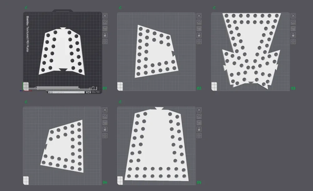 xlights 双排十字 190个节点 - 免费 3D 打印模型 - MakerWorld