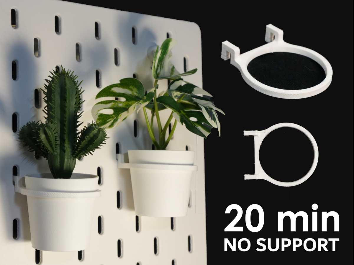 Ikea SKADIS FEJKA 花盆架 - 免费 3D 打印模型 - MakerWorld