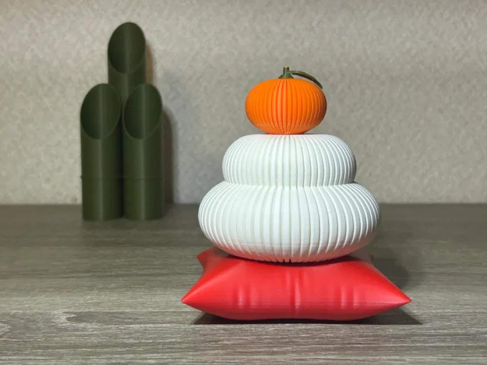 Kagami-mochi - 免费 3D 打印模型 - MakerWorld