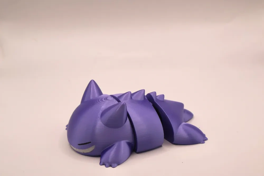 可爱的耿鬼可活动关节的柔性玩具 - 免费 3D 打印模型 - MakerWorld