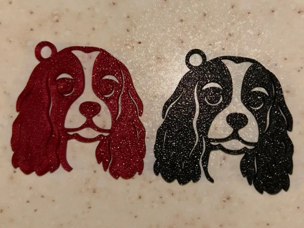 查理王小猎犬钥匙扣 - 免费 3D 打印模型 - MakerWorld