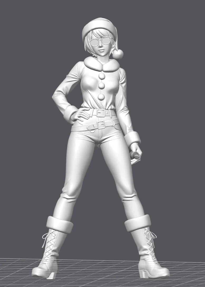 圣诞女孩 (1/12比例) - 免费 3D 打印模型 - MakerWorld