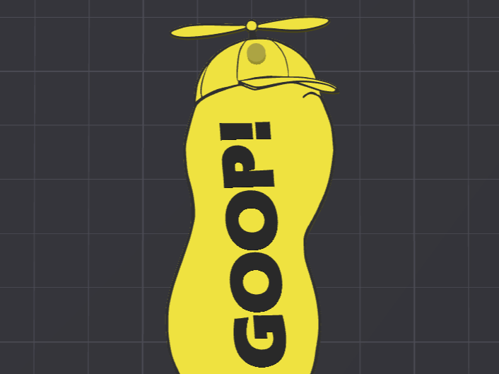 烤焦的花生钥匙扣 / 挂钩黏液！ - 免费 3D 打印模型 - MakerWorld