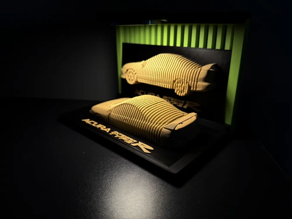 Acura Integra Type R DC2 Bug-eye 分层汽车模型 - 免费 3D 打印模型 - MakerWorld