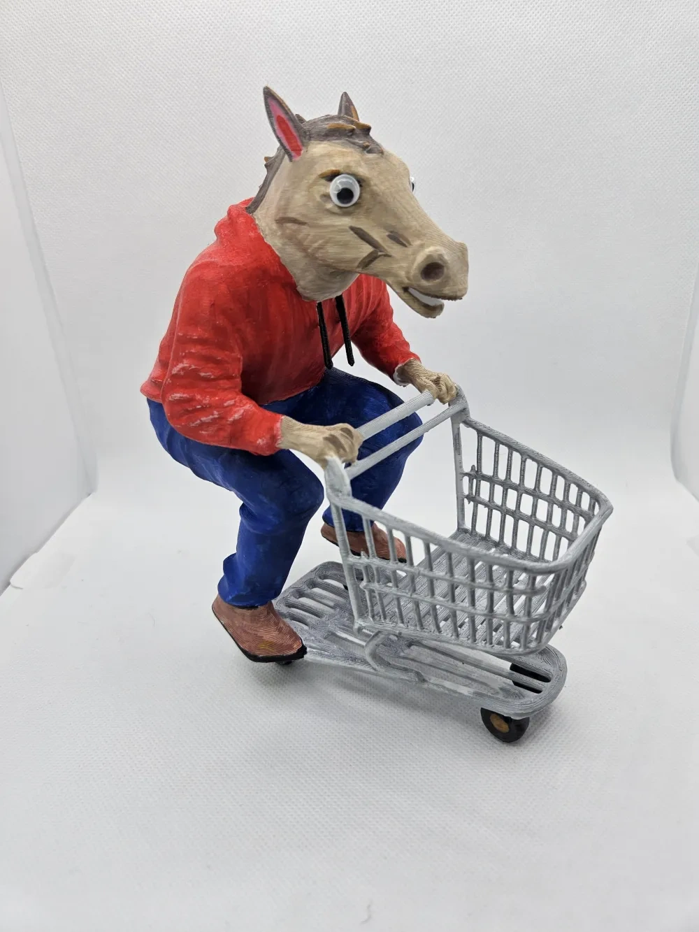 马头人嬉闹 – 骑购物车 - 2.5小时 30克 - 免费 3D 打印模型 - MakerWorld