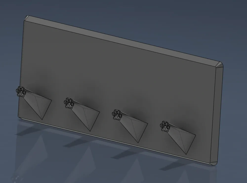 牵引绳之家 (狗用壁挂架) - 免费 3D 打印模型 - MakerWorld