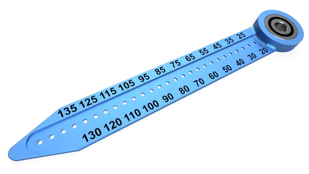20-150毫米圆规模板/圆规，带608滚珠轴承枢轴 - 免费 3D 打印模型 - MakerWorld