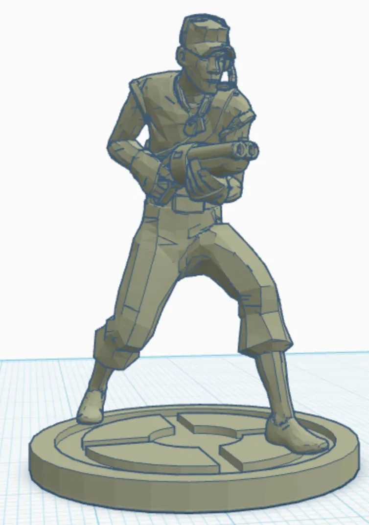 TF2 微型雕像 - 免费 3D 打印模型 - MakerWorld