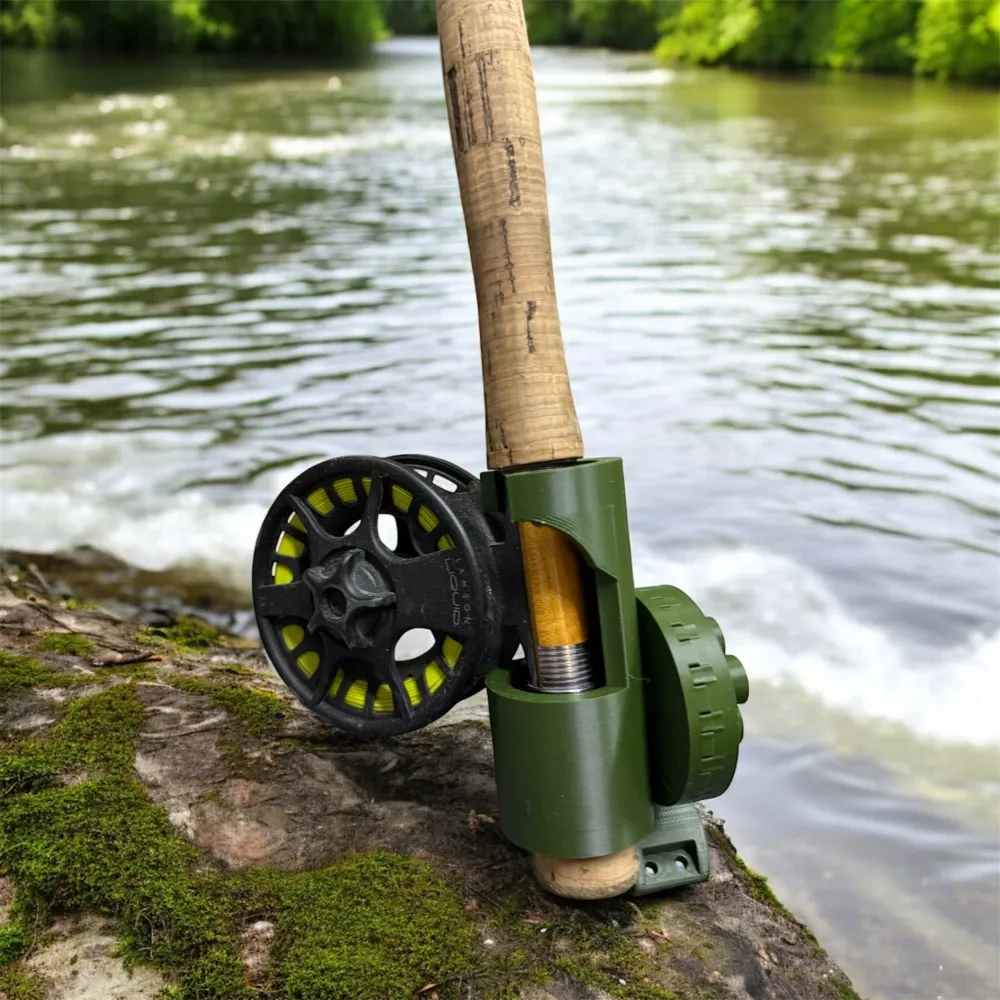 通用鱼竿支架 - 船载安装 - 免费 3D 打印模型 - MakerWorld