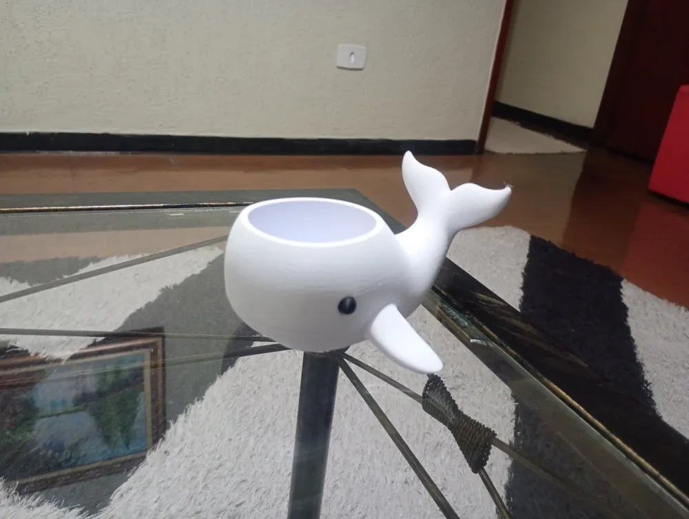 极简可爱鲸鱼（花瓶）无AMS - 免费 3D 打印模型 - MakerWorld