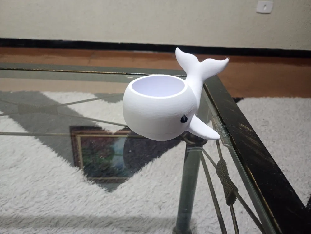 极简可爱鲸鱼（花瓶）无AMS - 免费 3D 打印模型 - MakerWorld
