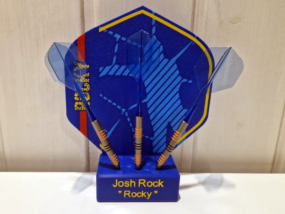 飞镖架 / 支架 "Josh Rock - Rocky" - 免费 3D 打印模型 - MakerWorld