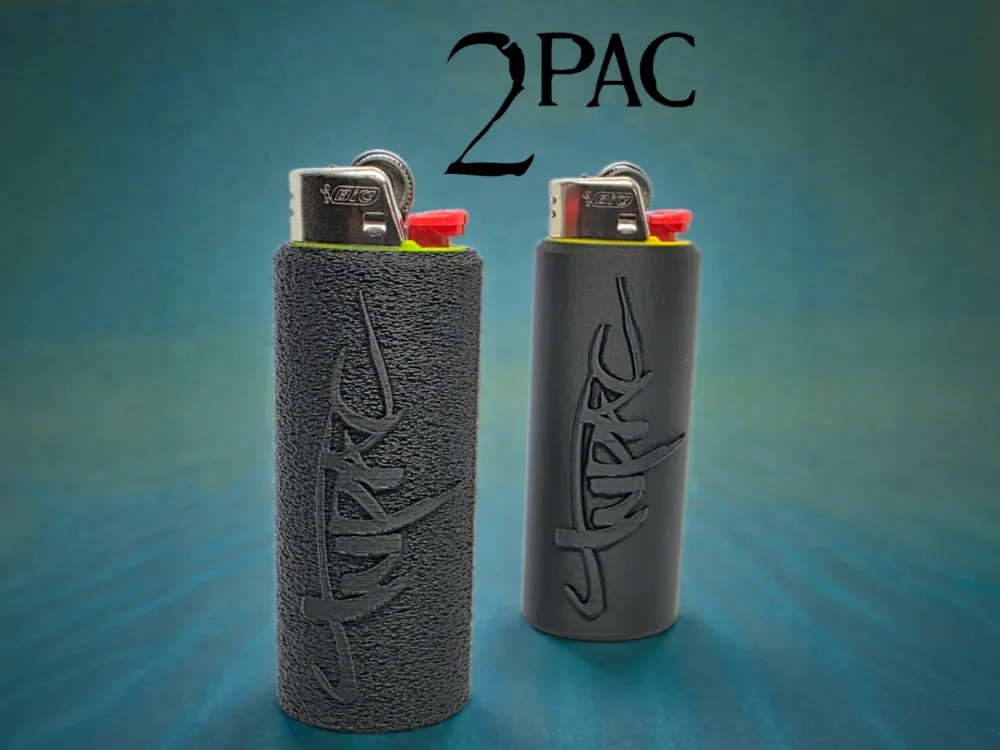 2Pac Bic 打火机套 - 免费 3D 打印模型 - MakerWorld