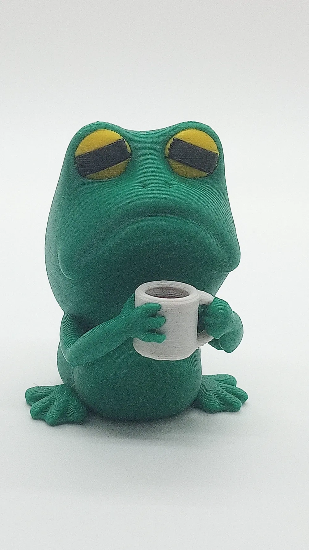 情绪低落的星期一 卡通蟾蜍 - 免费 3D 打印模型 - MakerWorld