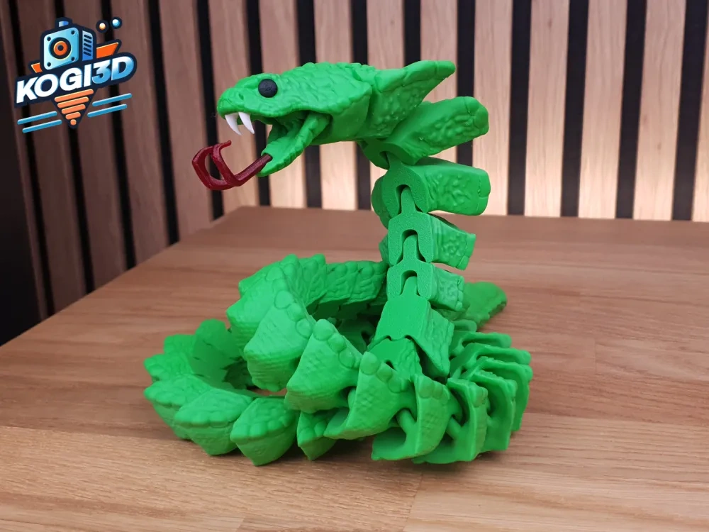 可活动的眼镜蛇 STL - 适用于6毫米眼睛 - 免费 3D 打印模型 - MakerWorld