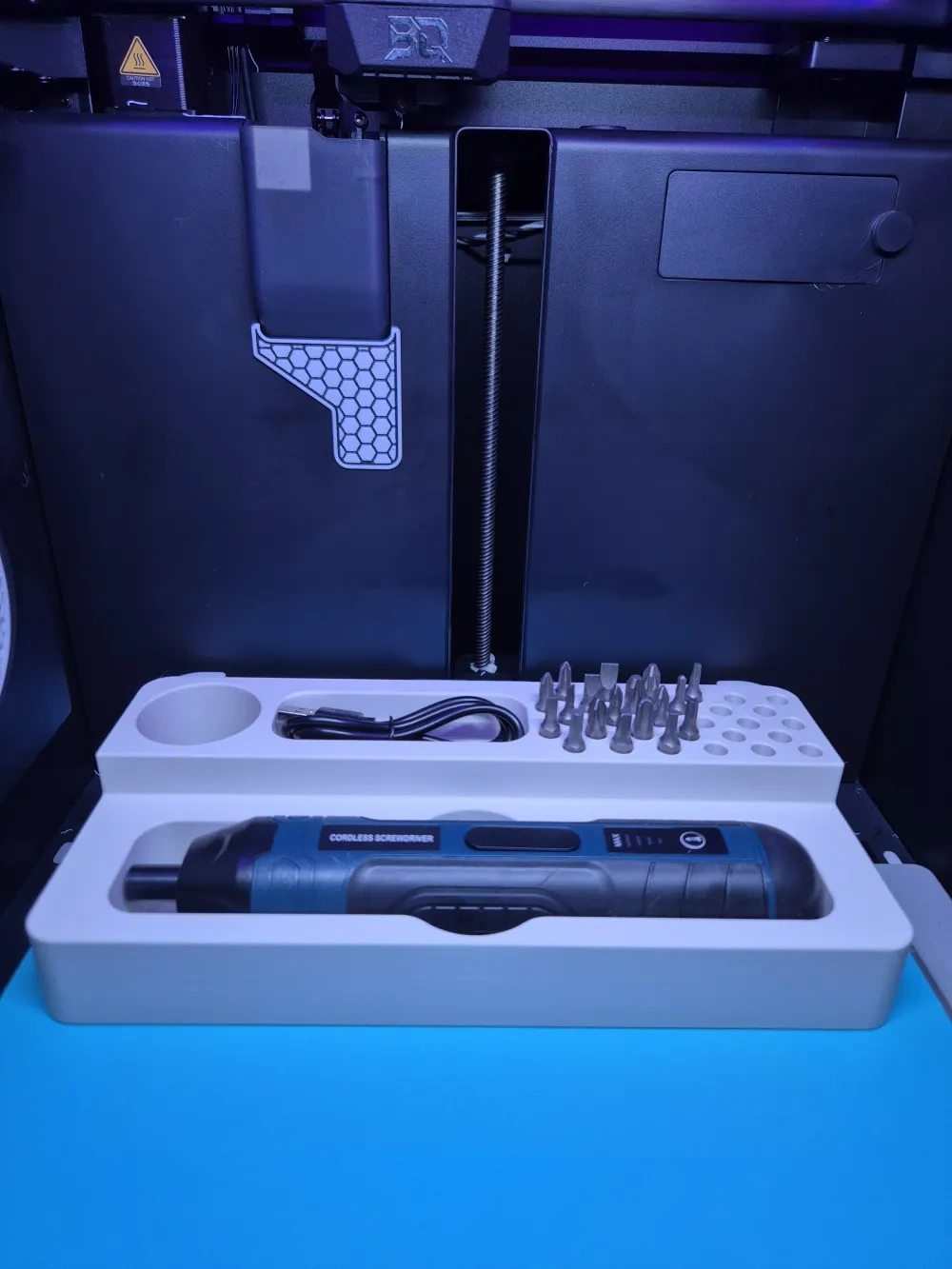 Temu电动螺丝刀支架 - 免费 3D 打印模型 - MakerWorld