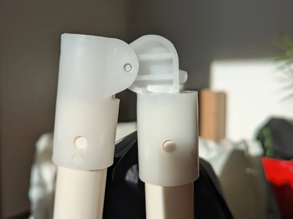 塑料浴缸管道铰链接头 180度 20毫米 - 免费 3D 打印模型 - MakerWorld