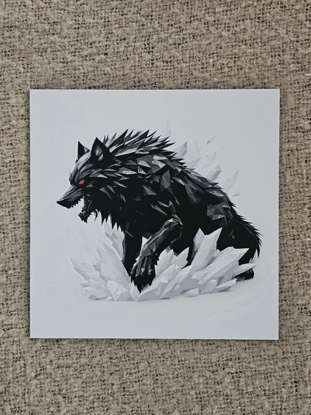 低多边形狼形桌面艺术 | 简约展示打印件 - 免费 3D 打印模型 - MakerWorld